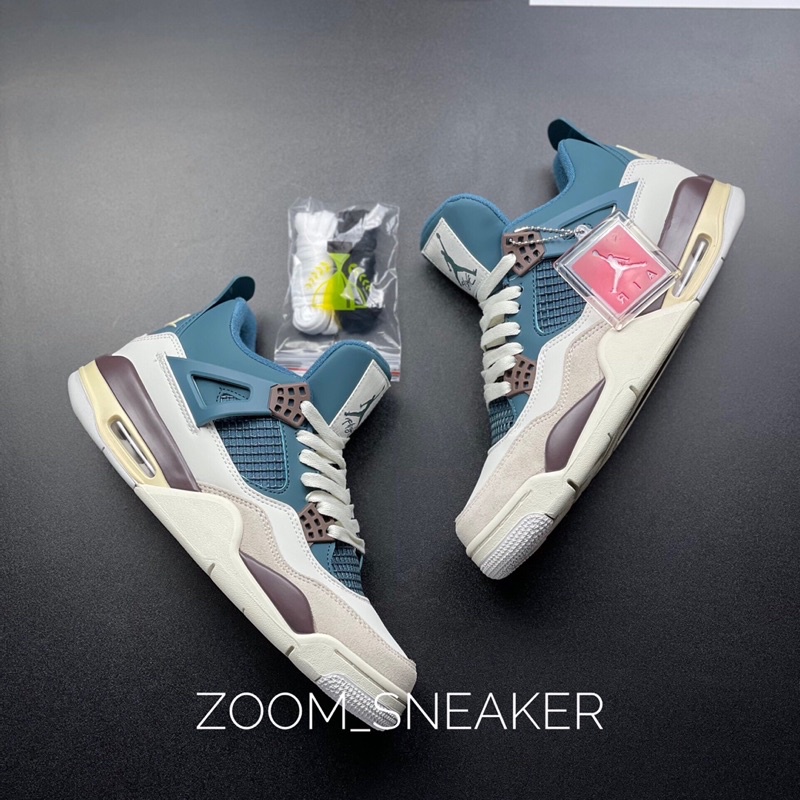 Giày JD4 Snorlax - Jd4 Metalic Xám Xanh 2023 [ Fullbox Cao Cấp ...