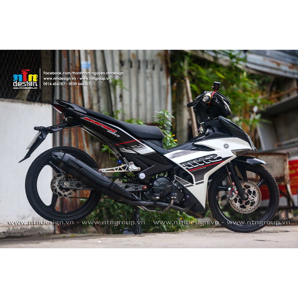 Tem rời Sniper cho Exciter 150 trắng đen đỏ - tem cao cấp - chuẩn form ...