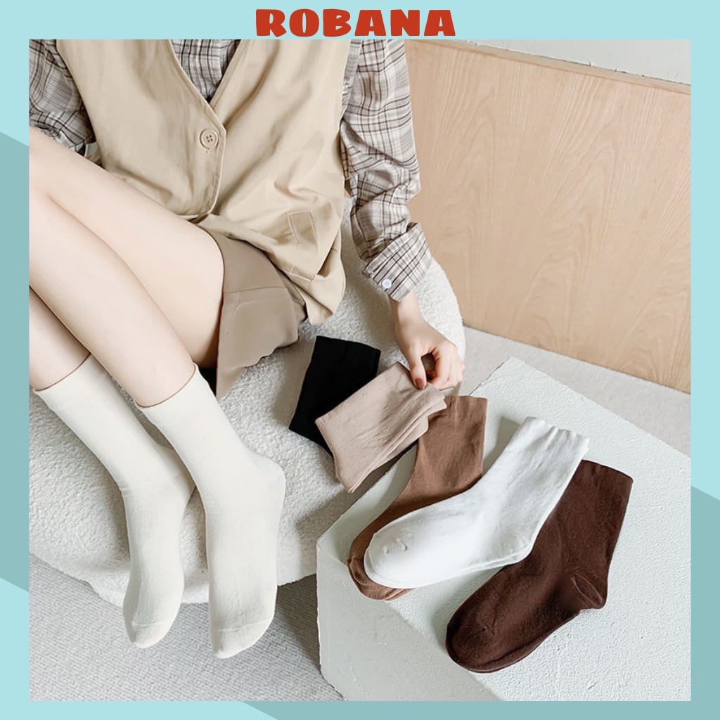 Vớ cổ cao ROBANA cho nữ phong cách vintage dễ phối đồ | Shopee Việt Nam