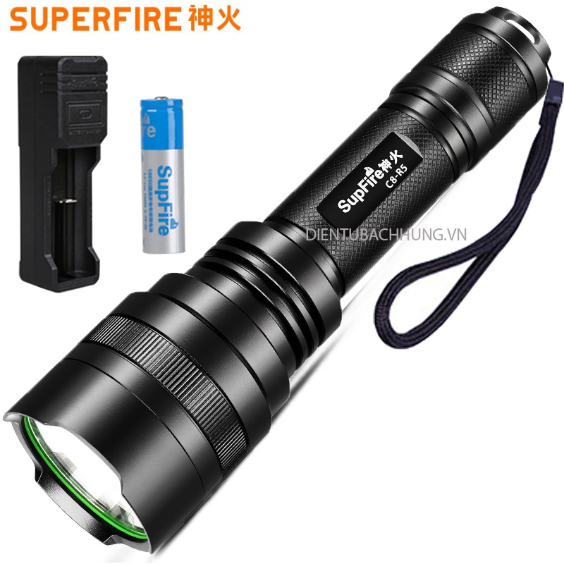 Đèn Pin SUPERFIRE C8-R5 | Shopee Việt Nam