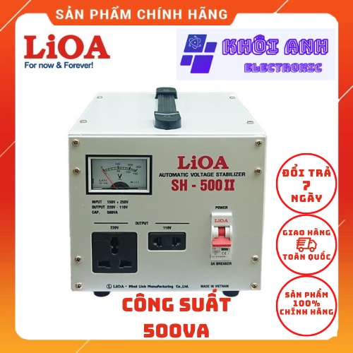 [CHÍNH HÃNG]Ổn Áp Lioa 1 Pha 0.5KVA (400W) Dải Điện 150V -250V...90V - 250V | Shopee Việt Nam