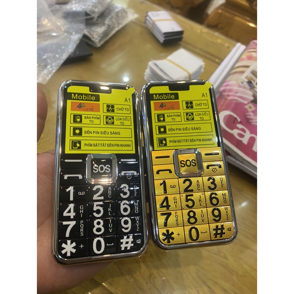 Điện thoại A1 mobile dành cho người già loa to,sóng khỏe,pin trâu,đọc ...