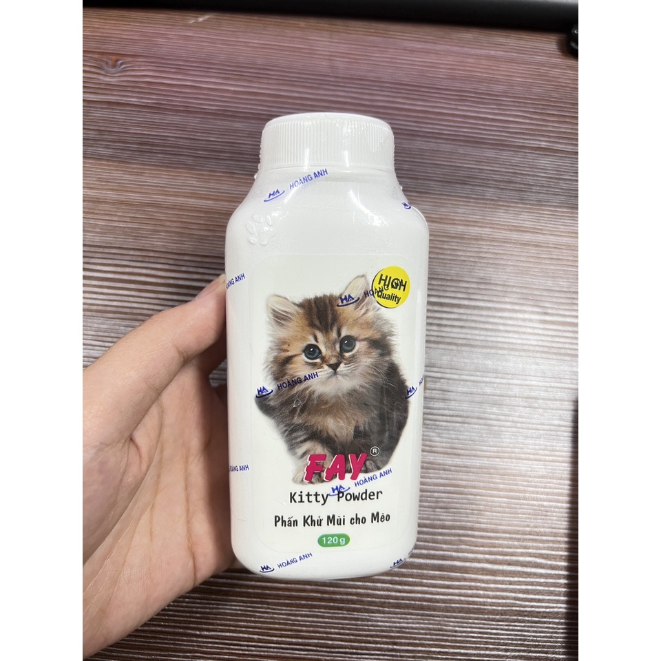 Phấn Fay Kitty khử mùi, tắm khô cho mèo (120g) | Shopee Việt Nam