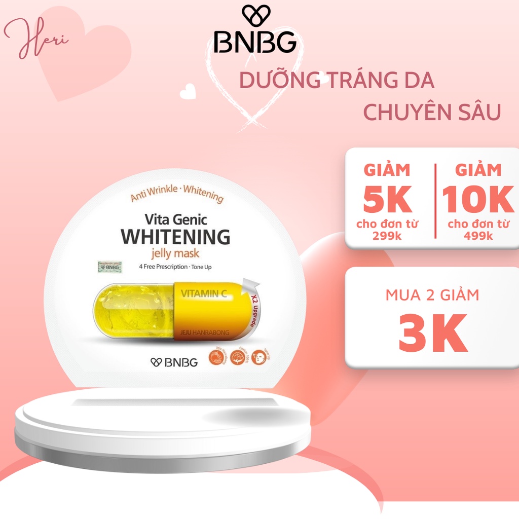 Mặt Nạ BNBG Dưỡng Trắng Sáng Da, Làm Mờ, Vết Thâm, Nám BNBG Vita Genic ...