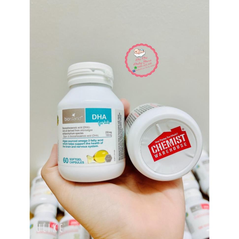 Viên uống bổ sung DHA cho bé Bio Island DHA kid Úc | Shopee Việt Nam