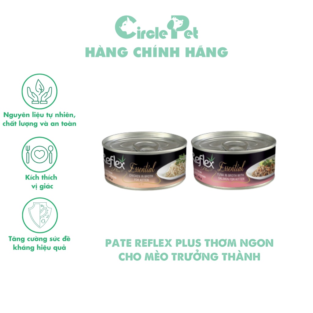 Pate Cho Mèo Trưởng Thành Reflex Plus Dinh Dưỡng, Kích Thích Vị Giác ...