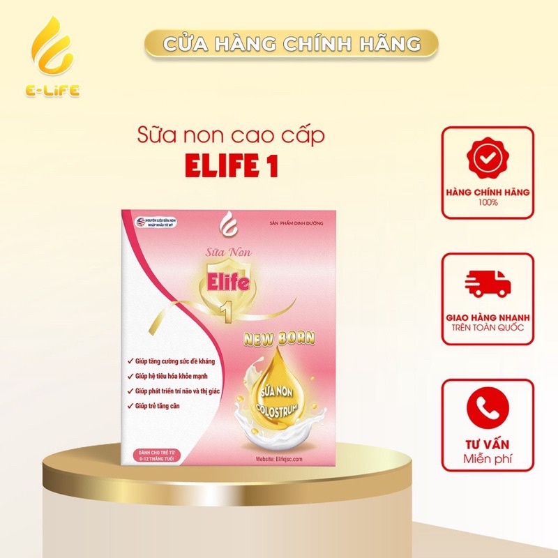 #Sữa non ELIFE 1-NEW BORN dành cho trẻ sơ sinh từ 0-12 tháng | Shopee ...