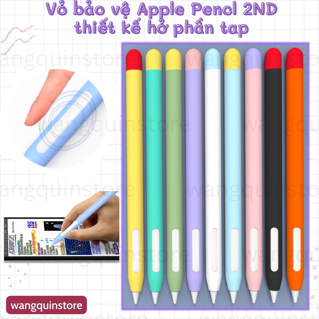 Vỏ bảo vệ cho Apple Pencl 2/Pro bao bảo vệ bút cảm ứng silicon cao cấp ...