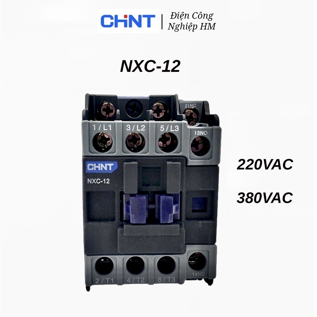 Contactor Khởi động từ CHINT 3 Pha 12A NXC-12 Hàng Chính Hãng | Shopee ...