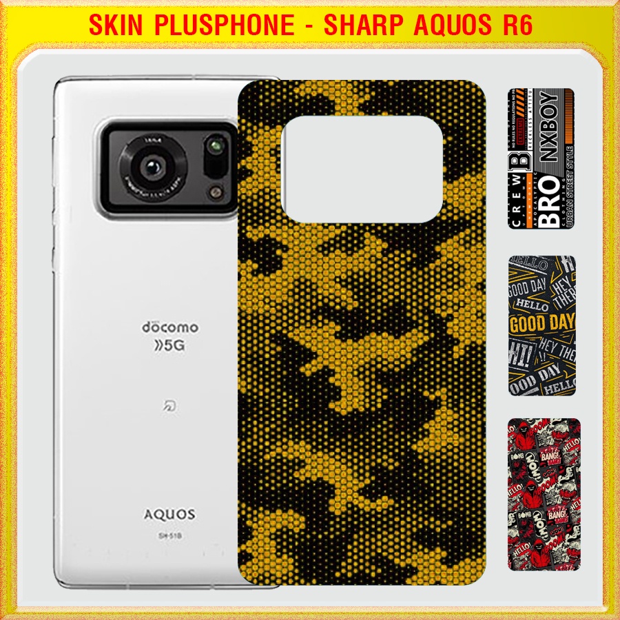 Dán Skin mặt sau cho Sharp Aquos R6 nhiều mẫu hot để chọn | Shopee Việt Nam