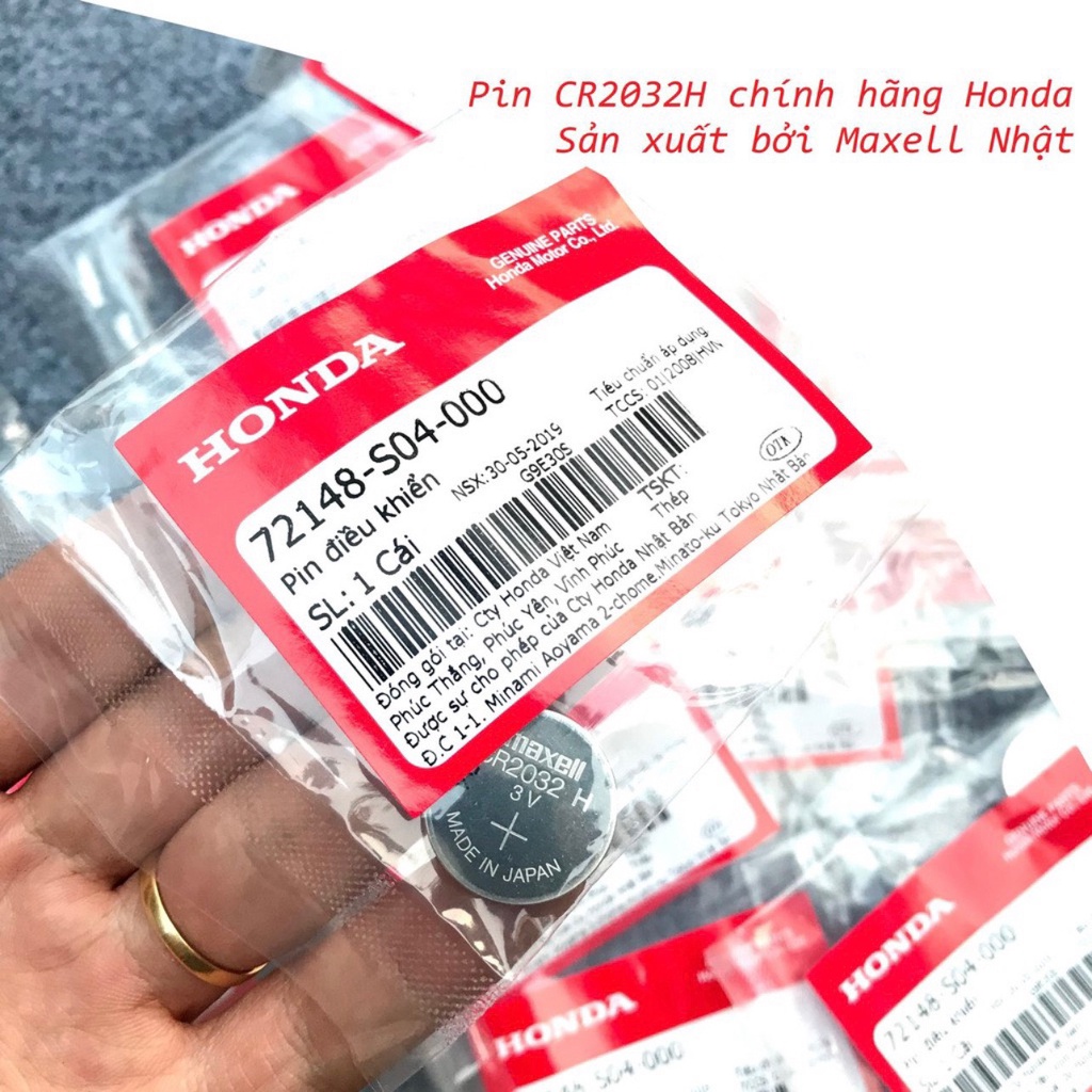 Pin remote smartkey honda chìa khoá xe máy vision 2022 2021 airblade ...