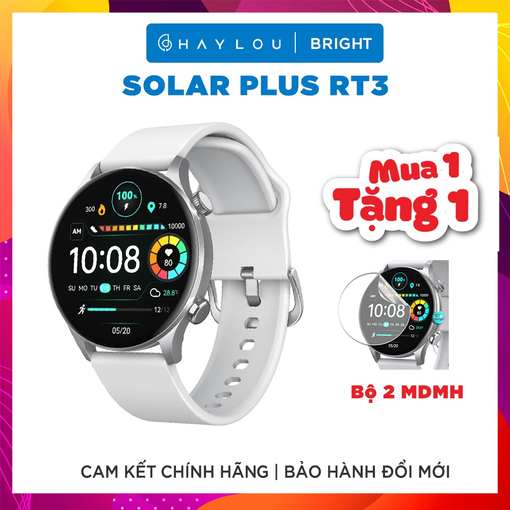 [Bảo hành 6 tháng] Đồng Hồ Thông Minh HAYLOU Solar Plus RT3 - Hàng ...