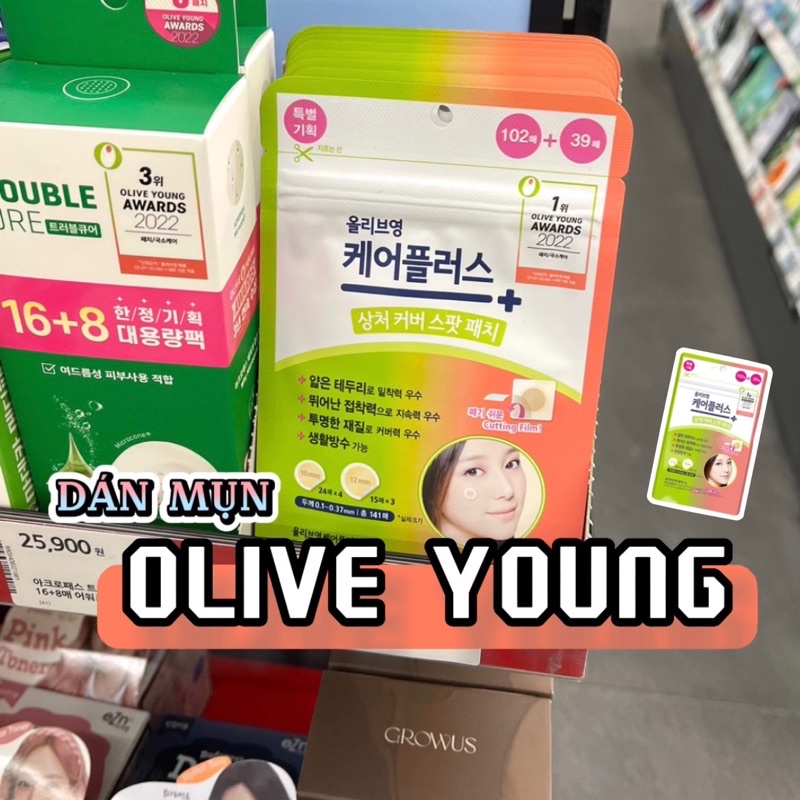 Miếng dán mụn Careplus của Olive Young | Shopee Việt Nam