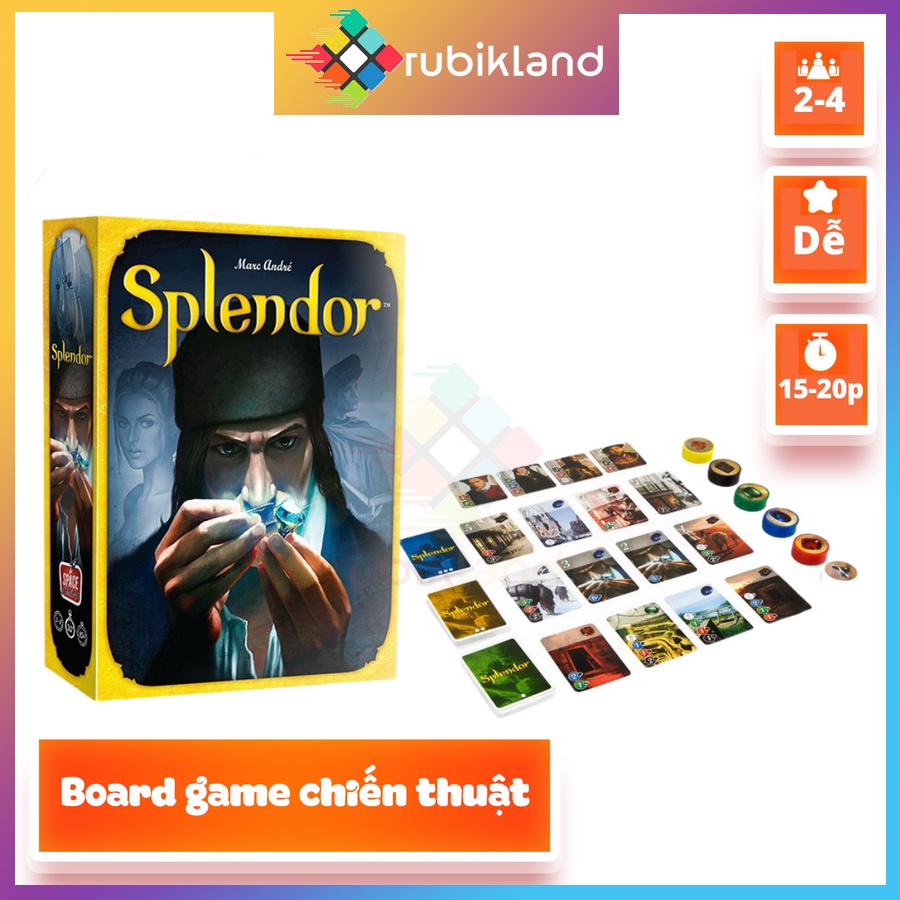 [Cao Cấp] Bộ Board Game Splendor Chip Nhựa Cứng Độc Đáo Trò Chơi Chiến ...