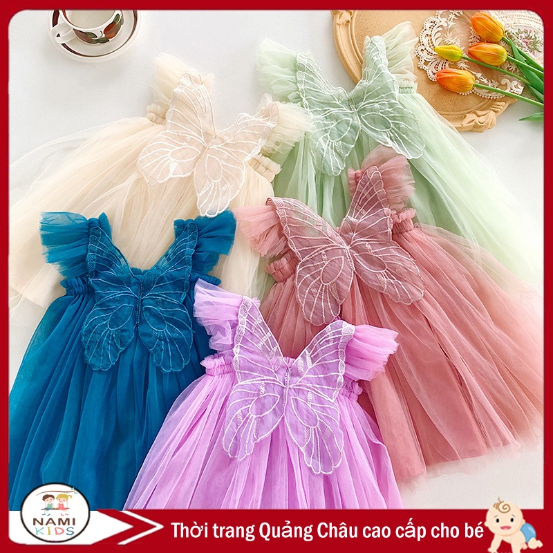 10:B3 Đầm cánh tiên bé gái hãng Dudu Cream chất voan siêu mềm mịn không ...