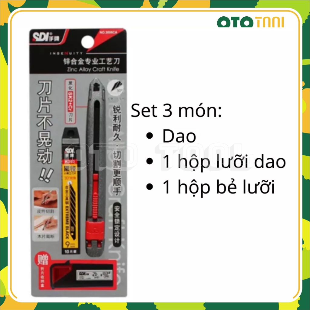 Set dao cắt Film cách nhiệt,Decal, PPF chuyên dụng SDI OTO TOOL ...