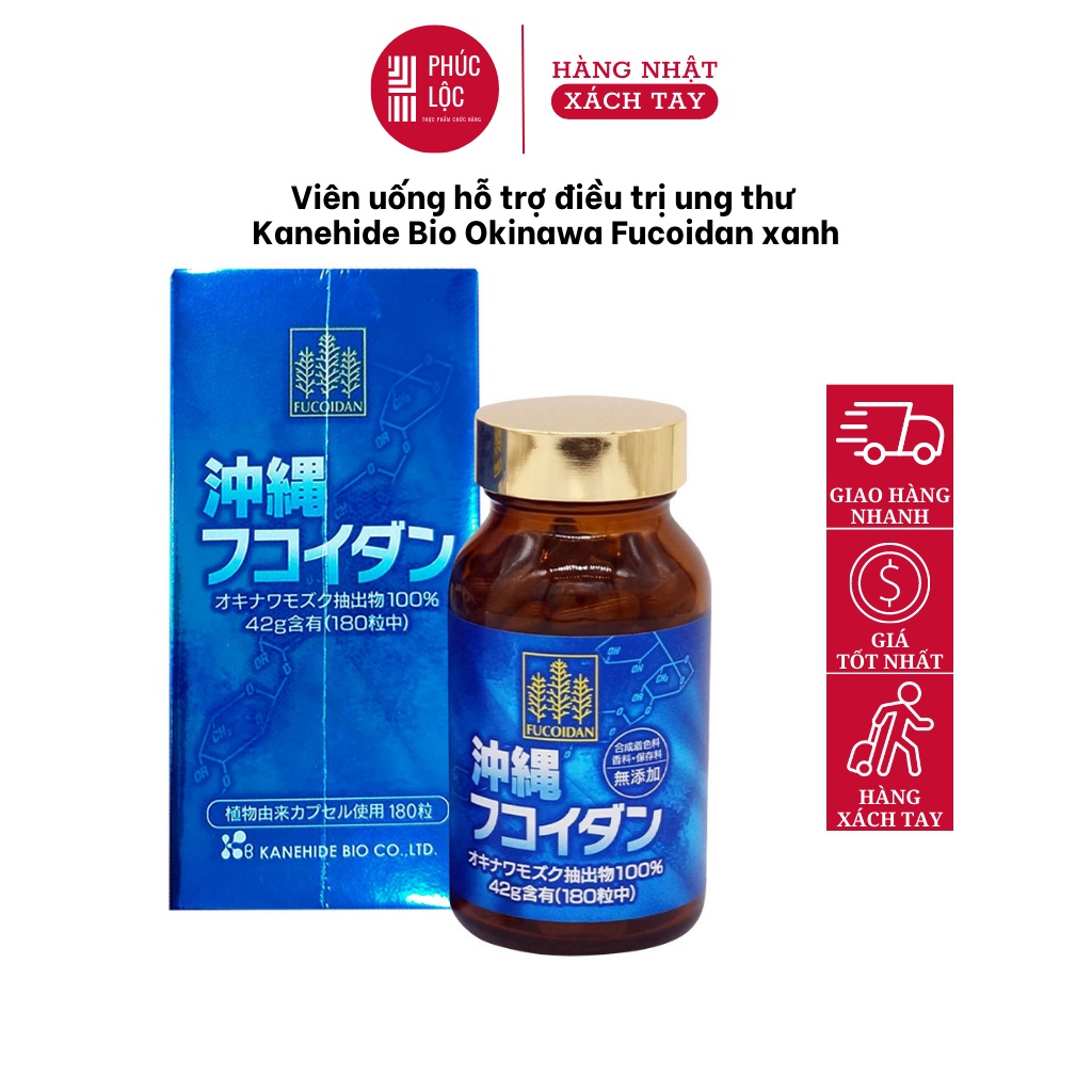 Viên uống Tảo Okinawa Fucoidan Kanehide Bio Nhật Bản Hỗ Trợ Điều Trị ...