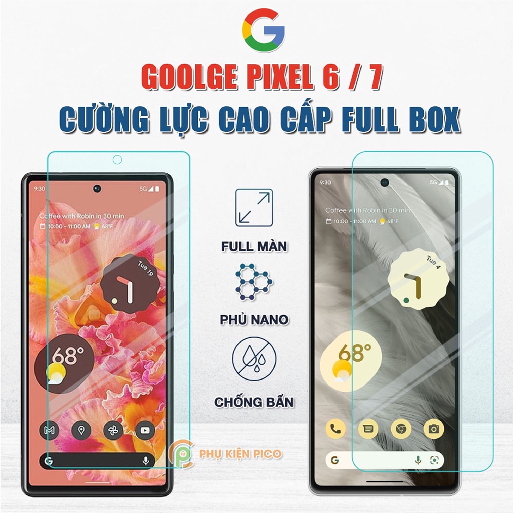 Cường lực Pixel 6 / Pixel 7 / Pixel 8 Pro chính hãng Gor phủ nano full ...