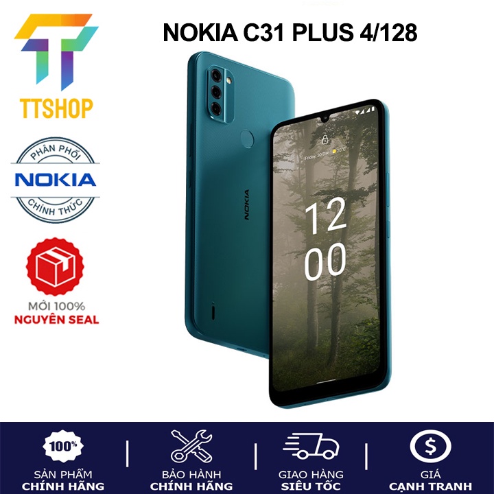 Điện thoại Nokia C31 (4GB/128GB) - Hàng chính hãng | Shopee Việt Nam