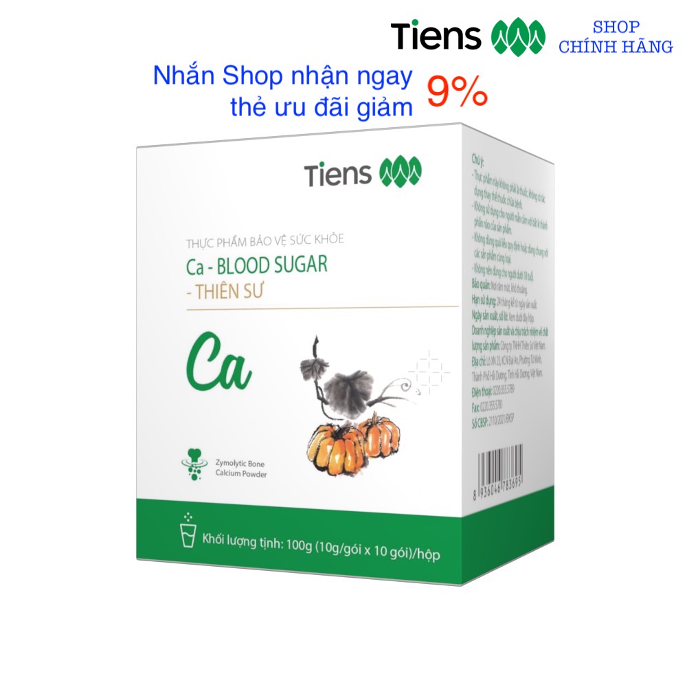 Canxi dành cho người tiểu đường Ca Blood Sugar Tiens Thiên Sư bổ sung ...