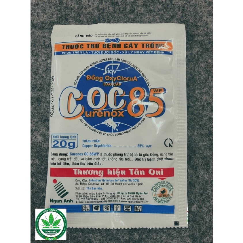 PHUN TRÊN LÁ - TƯỚI DƯỚI GỐC - XỬ LÝ NGAY VẾT BỆNH COC85 WP | Shopee ...