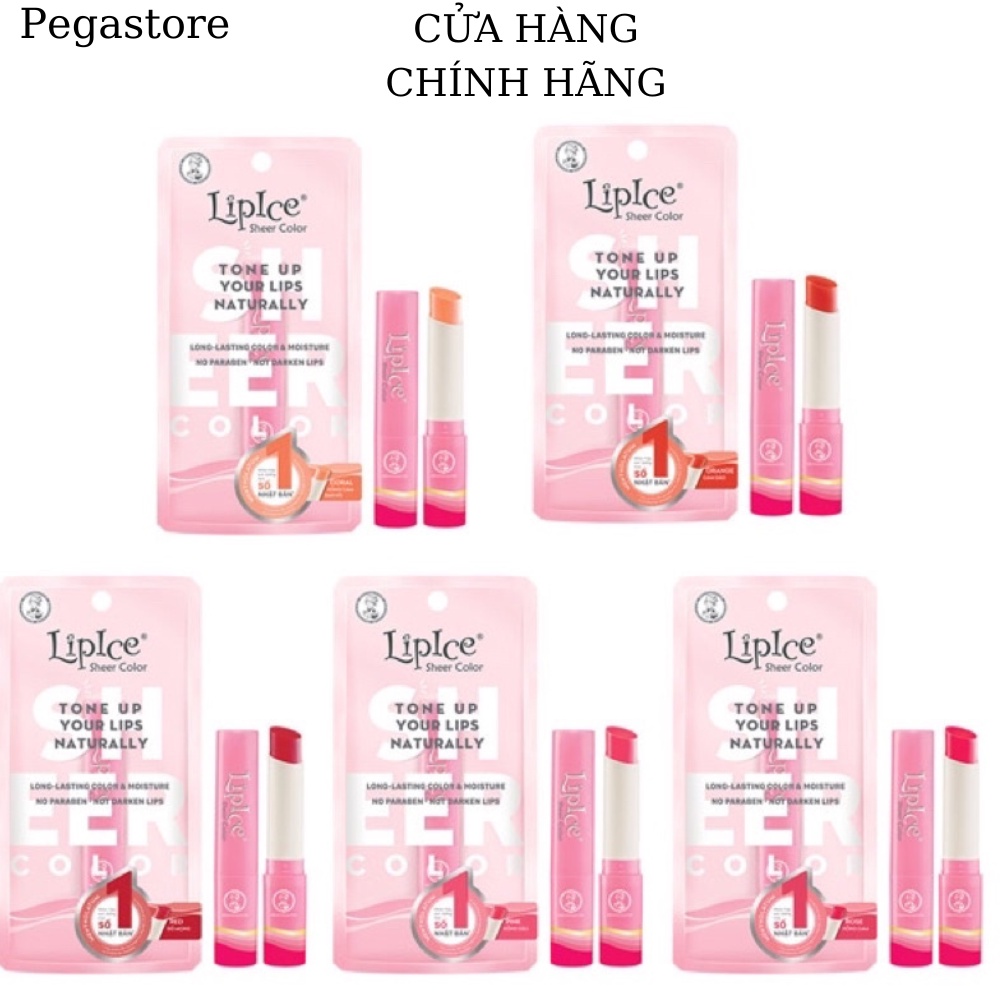Son dưỡng môi có màu LIPICE Sheer Color 2.4g son dưỡng môi đủ màu ...