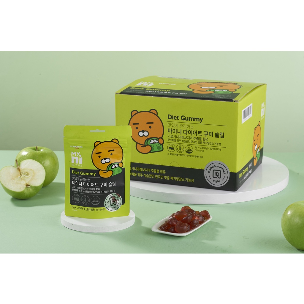 Chính hãng Kẹo Dẻo hỗ trợ giảm cân Vị Táo Xanh Myni Selfcare Diet Gummy ...