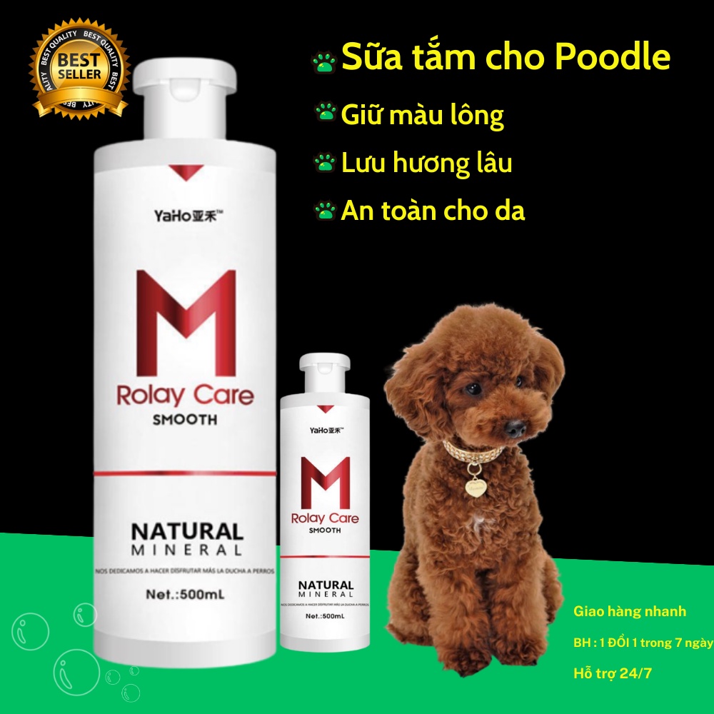 Sữa Tắm Cho Chó Poodle Lông Đỏ M Rolay 500ml Thơm Lâu, Không Bay Màu ...