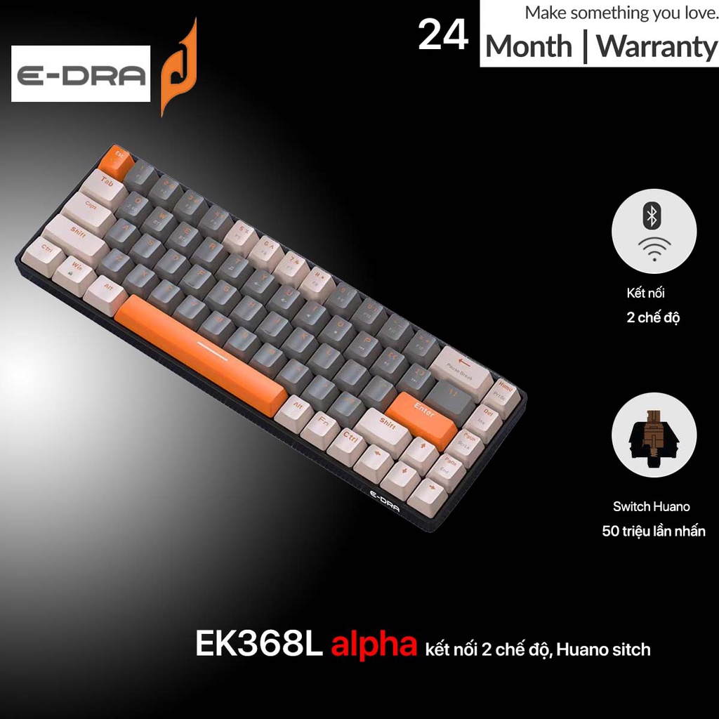Bàn phím cơ chơi game không dây E-Dra EK368L Beta Huano swicth - Kết ...