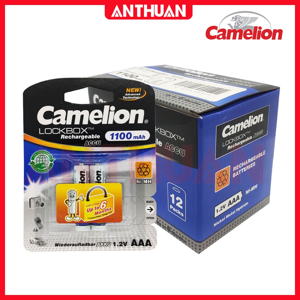 Pin Đũa sạc 3A 1100mAh Camelion Pin AAA dùngcho các loại điều khiển đèn ...