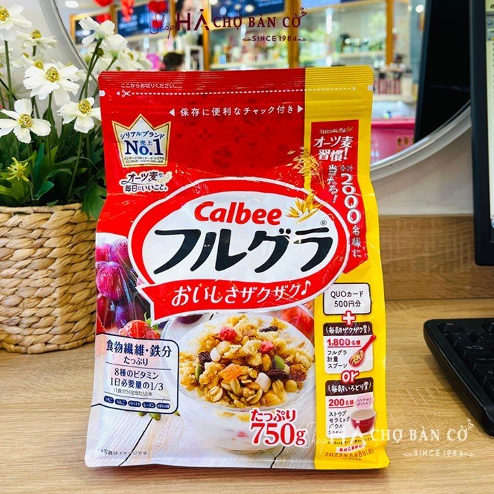 CALBEE - Ngũ Cốc Sấy Khô Nhật 600g~800g | Shopee Việt Nam