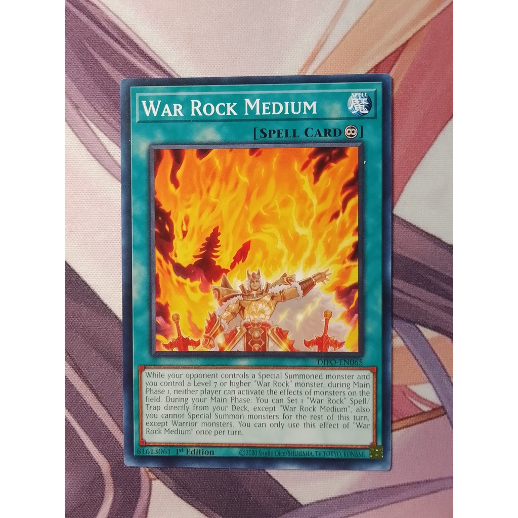 Thẻ Bài Yugioh: War Rock Medium DIFO-EN065 | Shopee Việt Nam