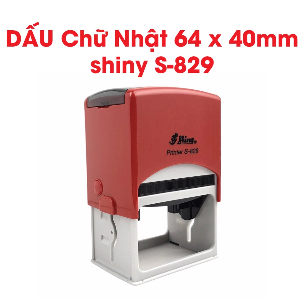 Dấu Chữ Nhật Shiny S829 Kích Thước 64mm x 40mm | Shopee Việt Nam