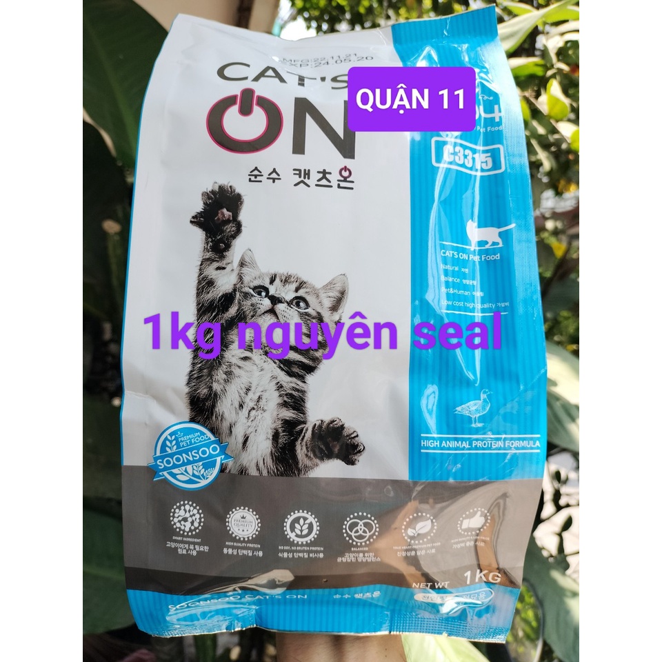 Cat's On 1kg nguyên seal thức ăn mèo Cat On | Shopee Việt Nam