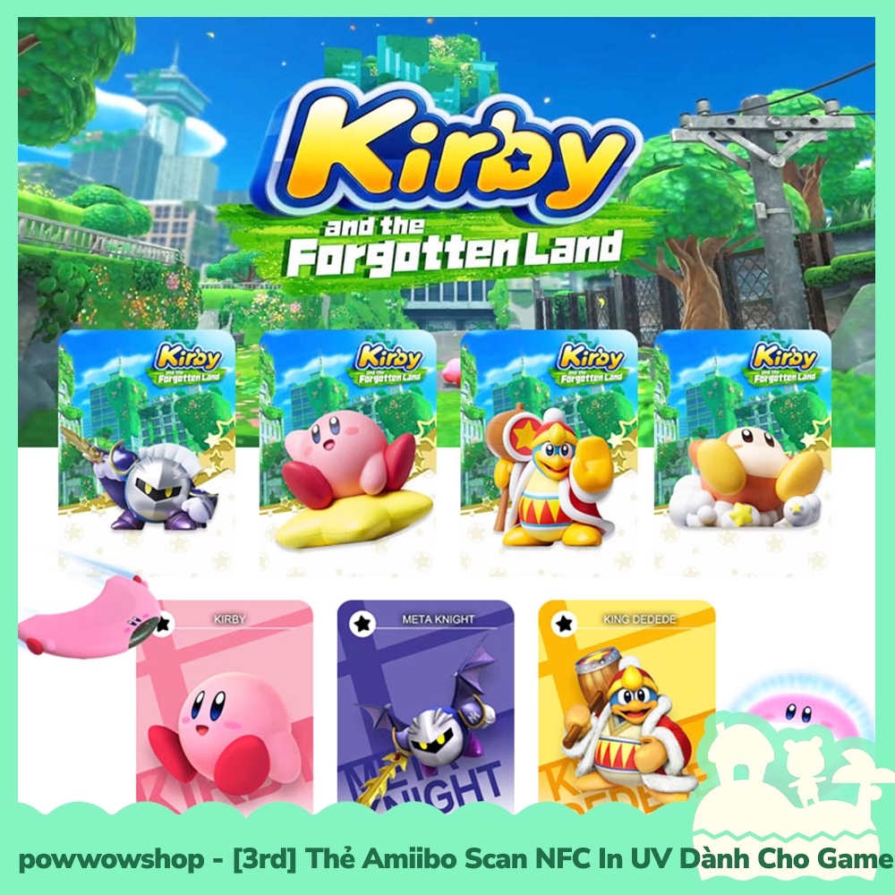 [Sẵn VN - Hỏa Tốc] 3rd Set Thẻ Amiibo Scan NFC Dành Cho Game Kirby and ...