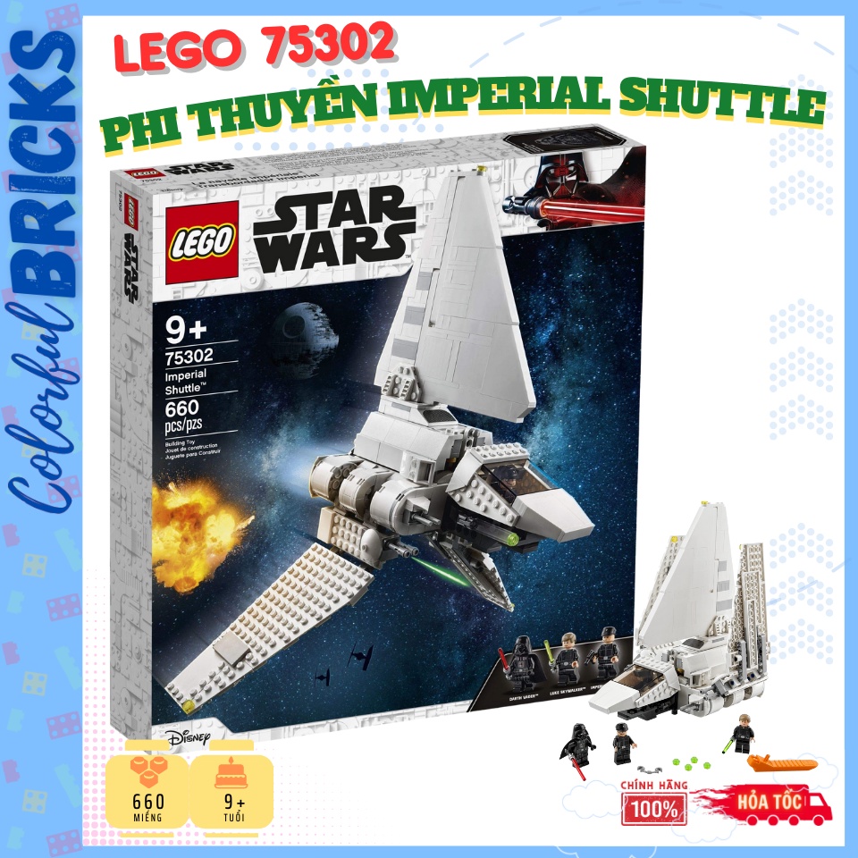 Lego 75302 Phi thuyền Imperial Shuttle - Lego Star wars Chính hãng ...