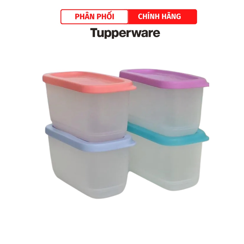 Bộ hộp Tupperware Cubix Mini Square 250ml (4 hộp) | Shopee Việt Nam