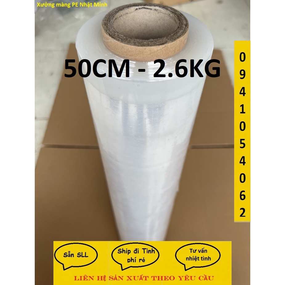 Màng PE, màng quấn 50cm 2.6kg | Shopee Việt Nam