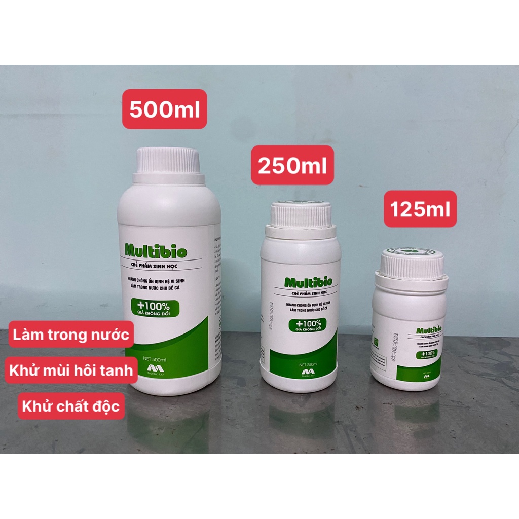 Vi sinh Multibio bản mới nhất Multibio Lab trong nước khử mùi tanh bể ...