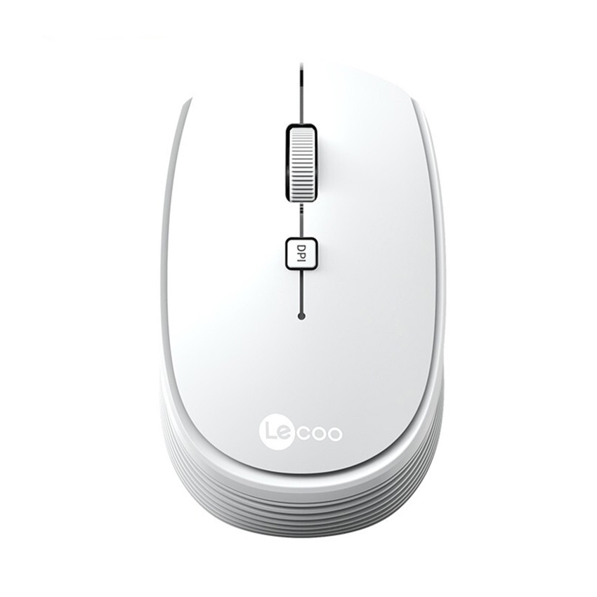 Chuột không dây Lecoo WS202 trắng (USB) | Shopee Việt Nam