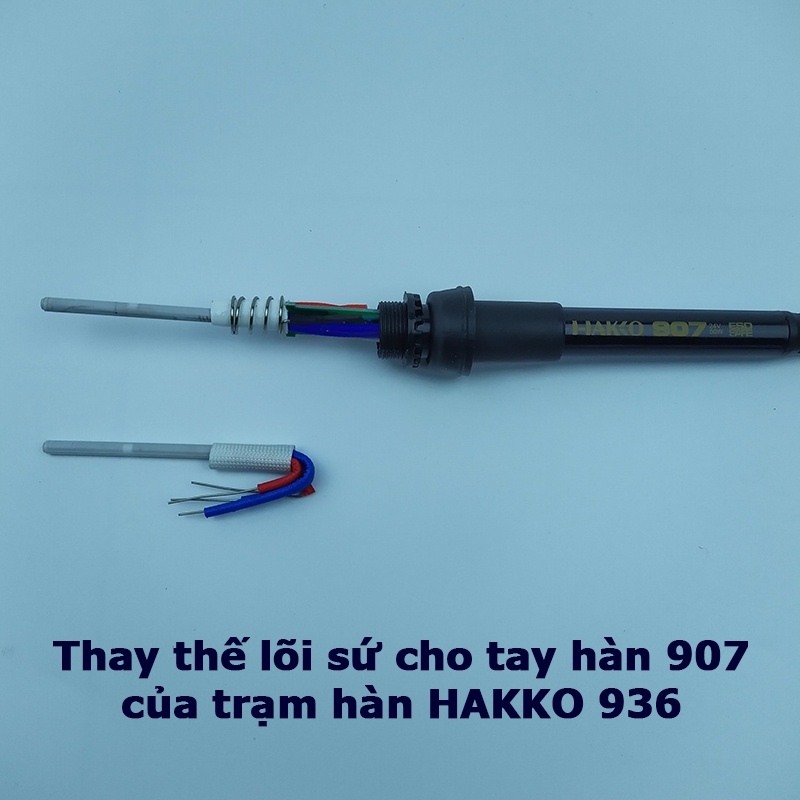 Lõi sứ chân hàn A1321, chân cắm D1321 thay thế cho tay hàn 907 của trạm hàn hakko 936 Sensor Hàn ...