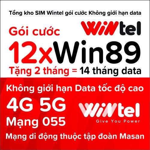 Sim Wintel 12WIN89 tặng 2 tháng Win89 (14 tháng sử dụng) | Shopee Việt Nam