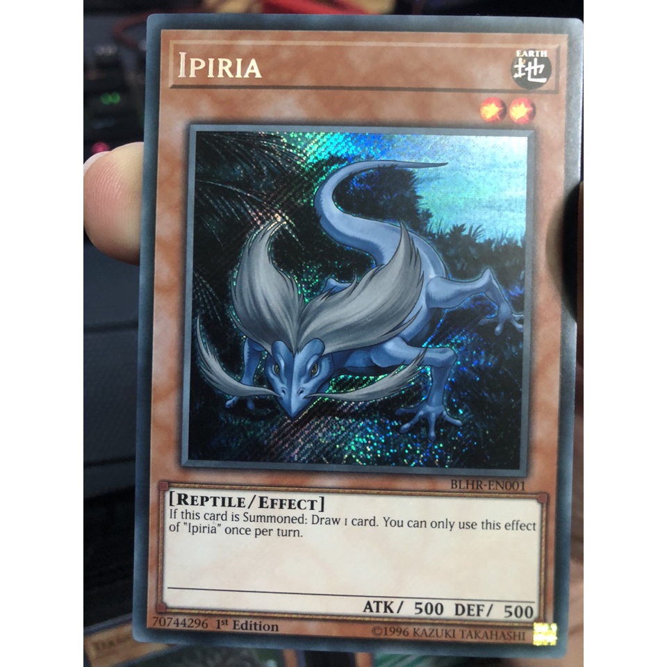 Thẻ bài yugioh: Ipiria - BLHR-EN001 - Secret Rare 1st Edition ( UK ...