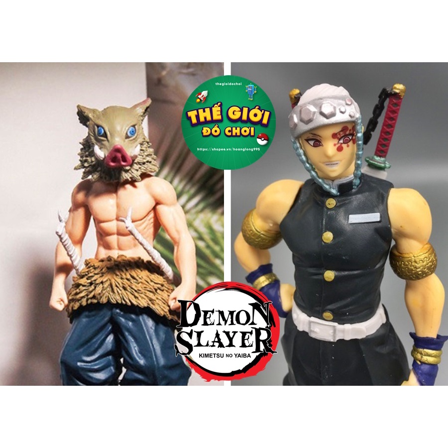 Mô hình Inosuke và Uzui Tengen trong Kimetsu No Yaiba, phim Demon ...
