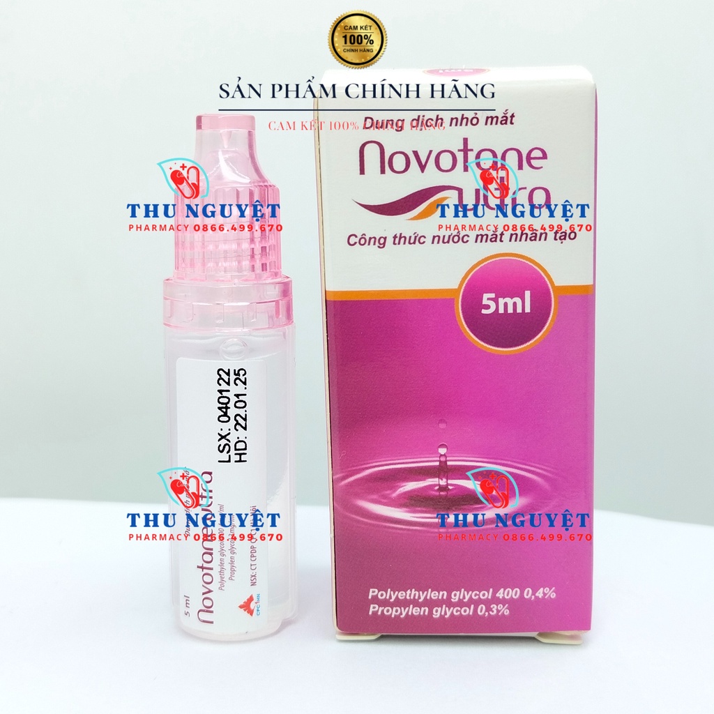 Dung dịch nhỏ mắt Novotane Ultra 5ml | Shopee Việt Nam