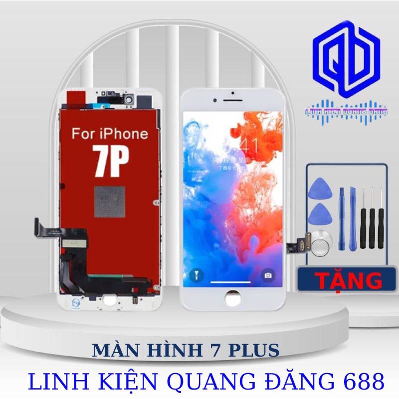 Bộ màn hình thay thế cho máy 7 Plus, 7Plus, 7 plus, 7plus, 7P, 7p ( Tặng bộ vít sửa 8 trong 1 ...