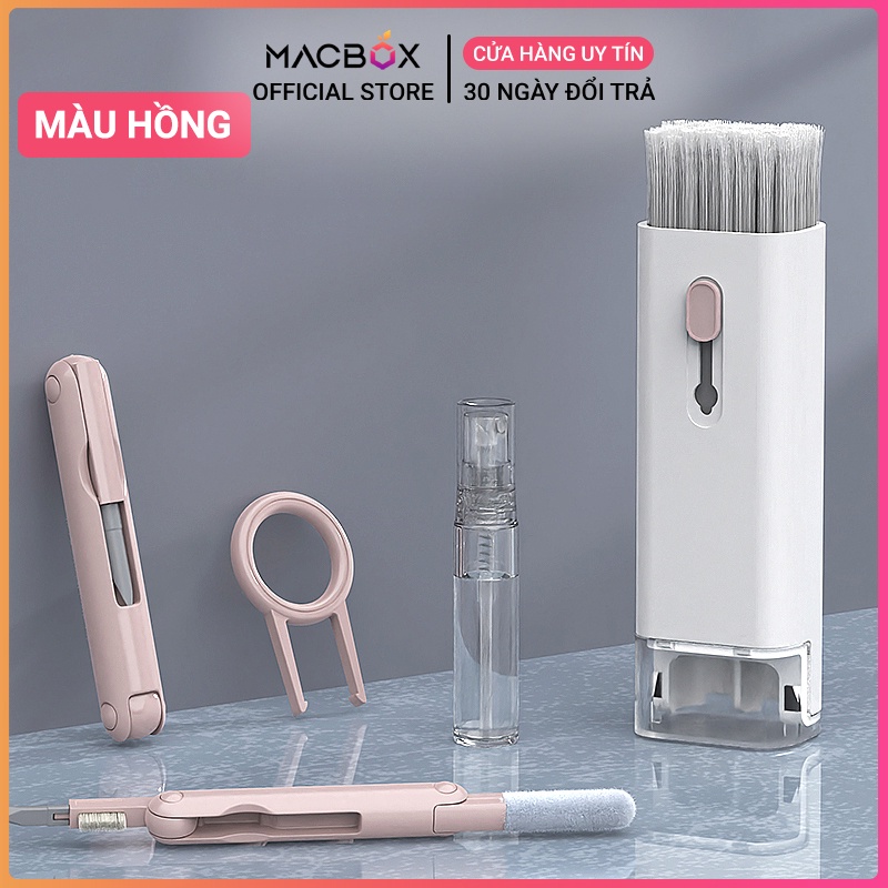Bộ Dụng Cụ Vệ Sinh Laptop - Máy tính - Bàn Phím - Tai Nghe Airpod Đa Năng 7 in 1 Siêu Nhỏ Gọn ...