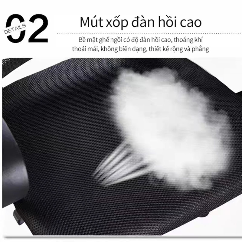 Ghế Xoay Văn Phòng Ghế Lưới Cao Cấp Thiết Kế Chống Mỏi Lưng Xoay 360 độ Học Tập Làm Việcthiết