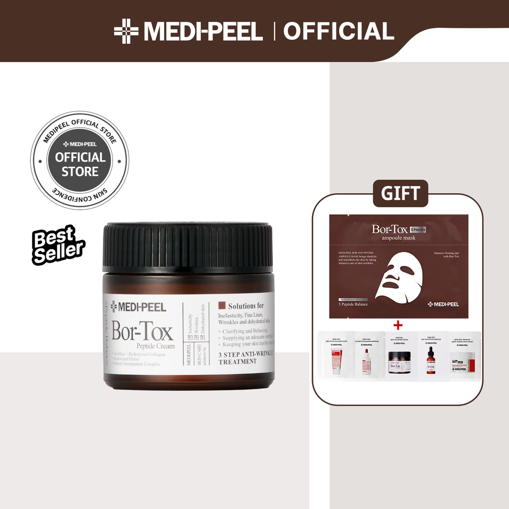 Kem dưỡng da MEDIPEEL Bor-Tox Peptide ngăn ngừa lão hóa 50g | Shopee ...