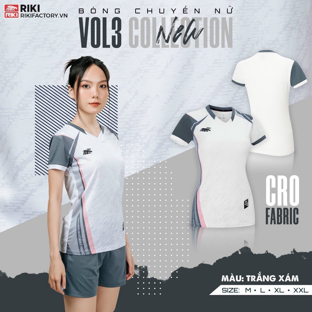Bộ Quần Áo Bóng Chuyền Nữ Riki Vol 3 - Độ Bền Cao, Thoáng Khí Tốt ...